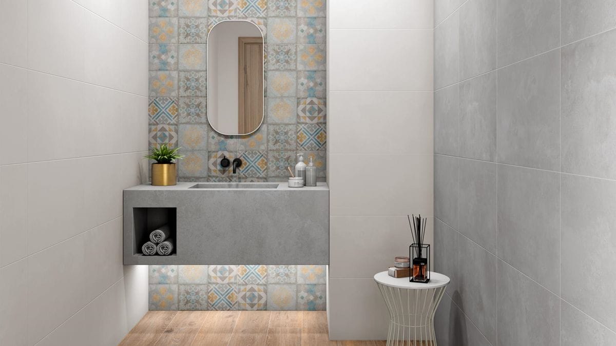 Nitid Namur Mix Matt Pattern Wall Tile 55x33 - EMC Tiles